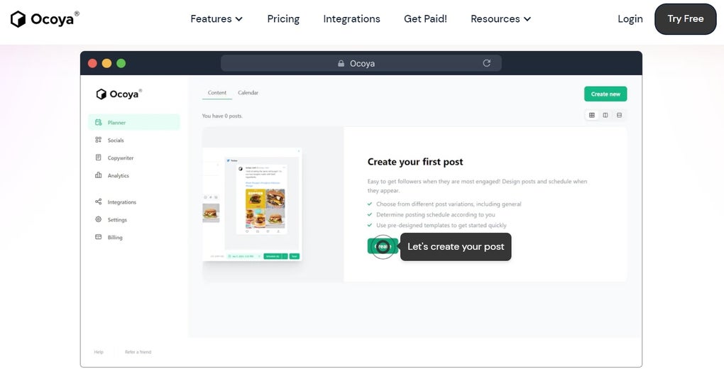 Ocoya for AI Text generator & editor: review, features & use cases